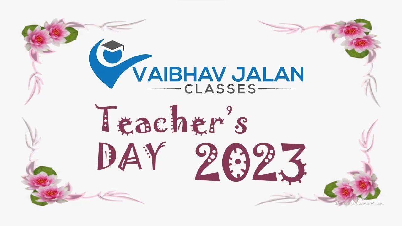 TEACHER s DAY CELEBRATION AT VAIBHAV JALAN CLASSES YouTube teacher-s-day-celebration-at-vaibhav-jalan-classes-youtube