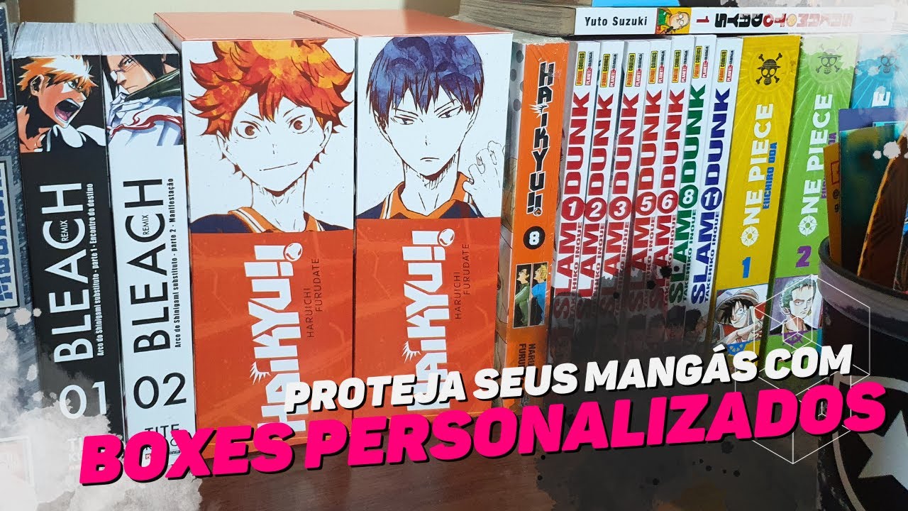 PROTEJA SEUS MANGÁS COM BOXES PERSONALIZADOS - YouTube