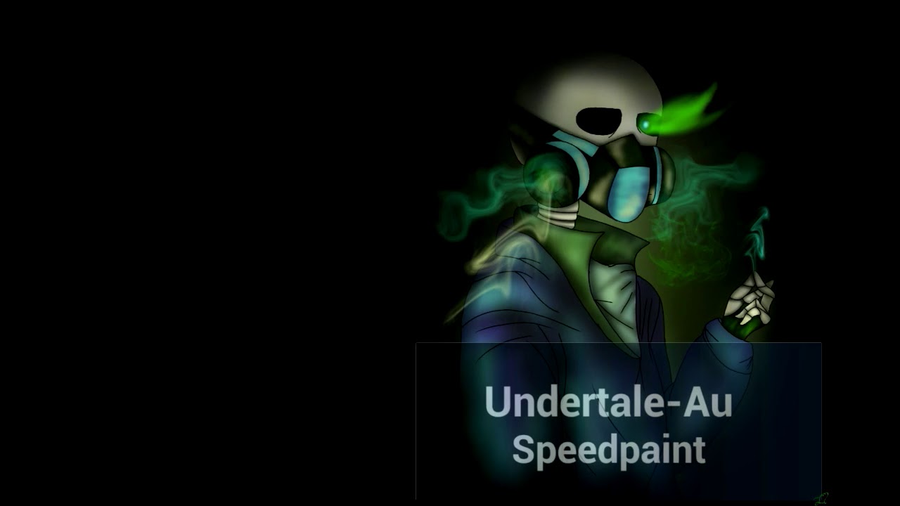 Gastale Sans (Toxic color Palette challenge Speedpaint) Undertale-Au ...