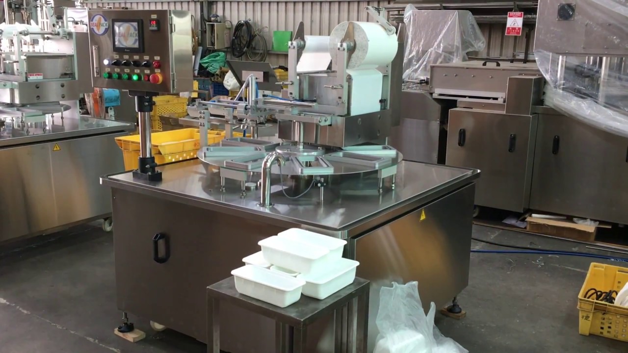 Jam Tray Sealing Machine SP-2301B - YouTube