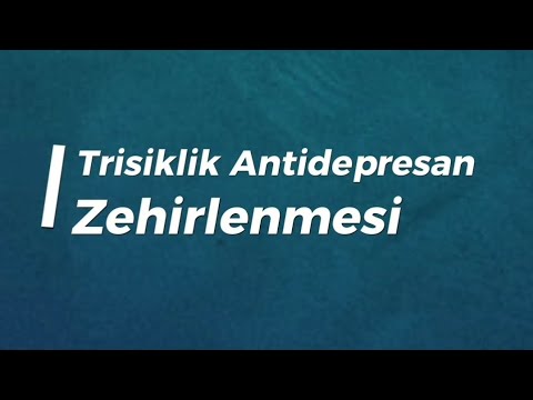 Trisiklik Antidepresan Zehirlenmesi #antidepresan #antidepressant # ...