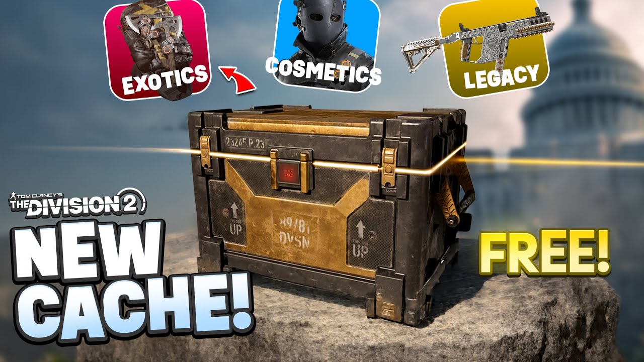 Division 2 New Cache: Exotics + Legacy Gear – EASY! - YouTube