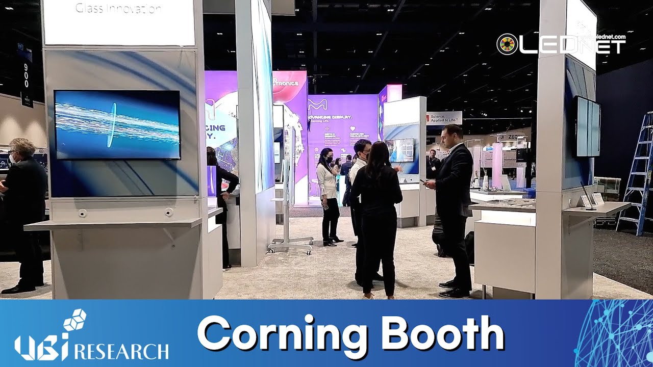 [SID2022] Corning Booth in Display Week - YouTube