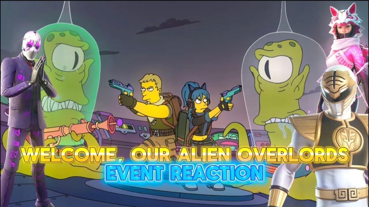 Fortnite - WELCOME, OUR ALIEN OVERLORDS Event Reaction (ft. RM ...