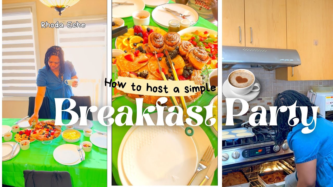 How to Host a SIMPLE but FANCY breakfast party at HOME: my Mothers' Day ...