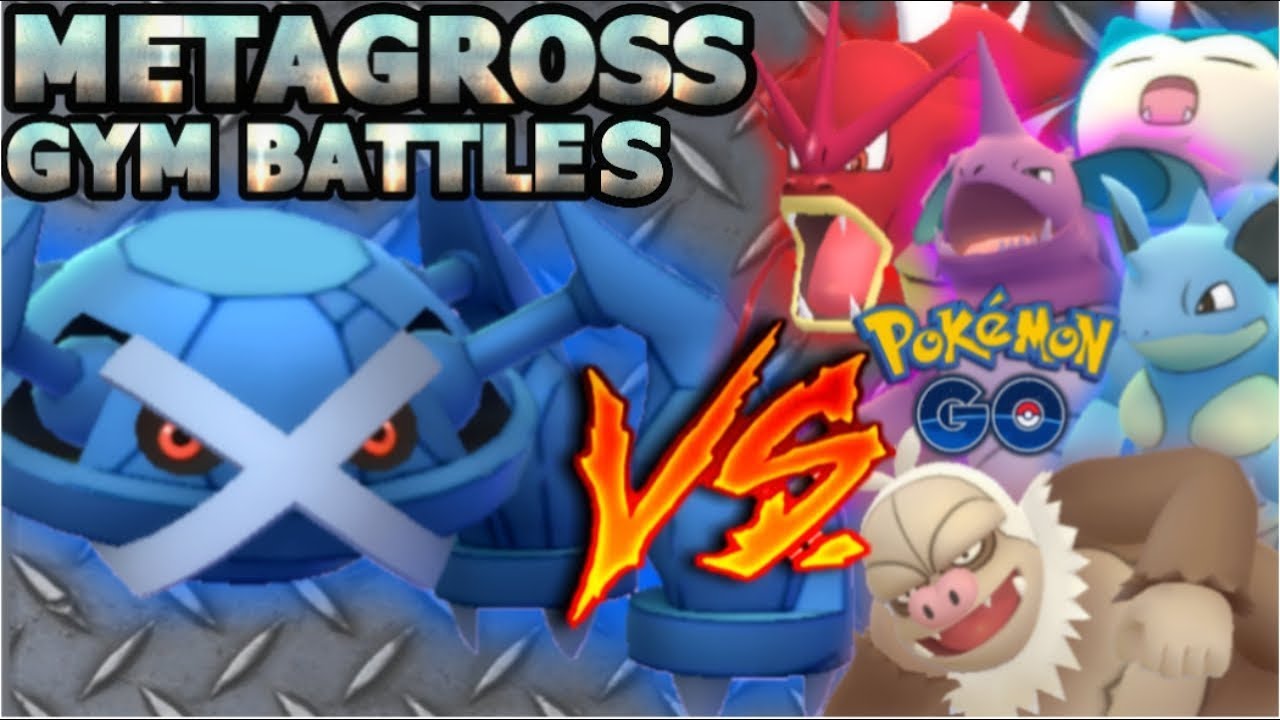 WEATHER BOOSTED METAGROSS IN POKEMON GO GYM BATTLES VS NIDOKING ...