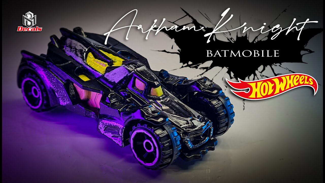 BATMOBILE Hot Wheels Collection / Custom Paint - YouTube