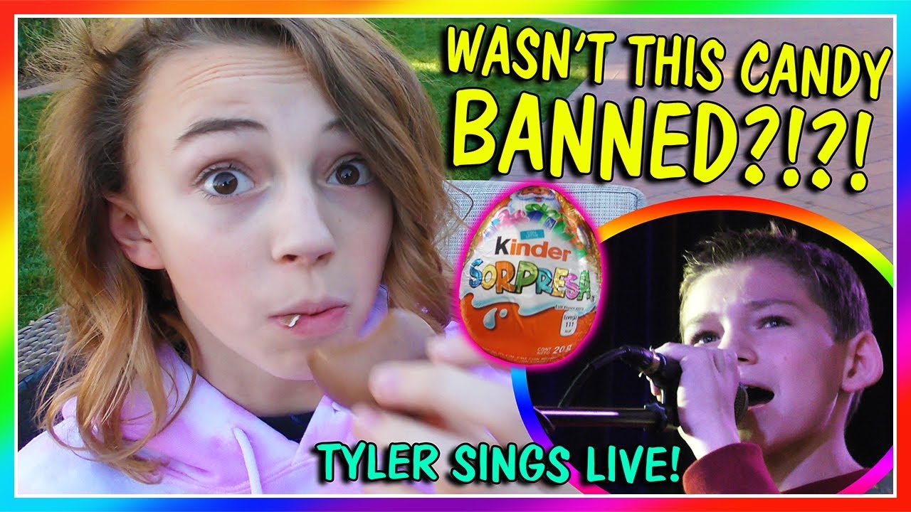 WAS THIS CANDY BANNED? | TYLER SINGS LIVE | We Are The Davises - YouTube