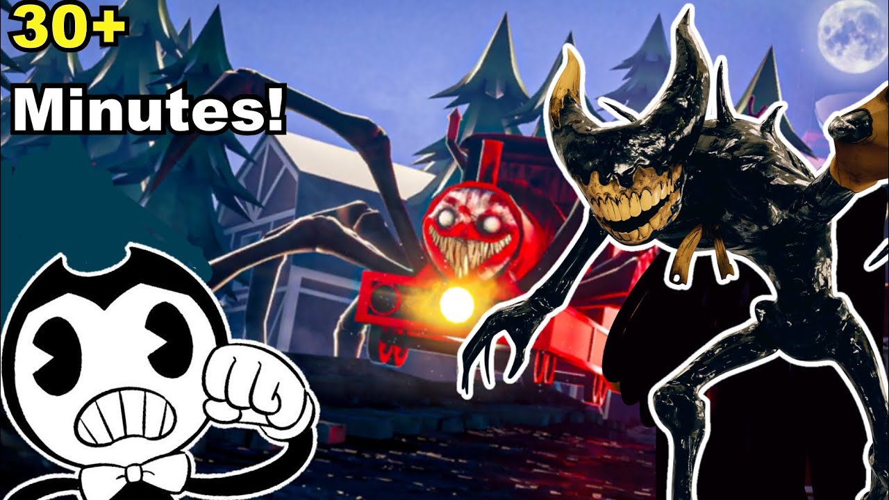 Bendy VS Choo Choo Charles! (BATDR Compilation) - YouTube