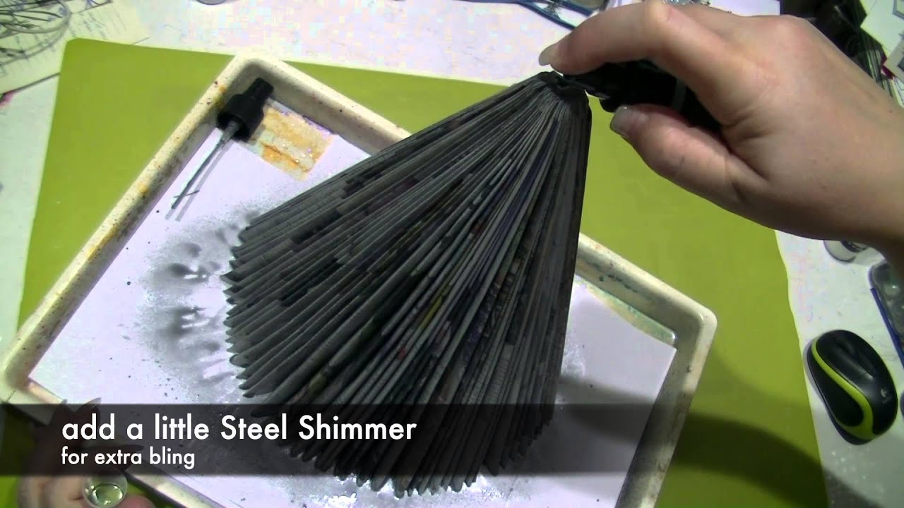 Diy Magazine Christmas Tree - Decorate Your Home For The Holidays ...