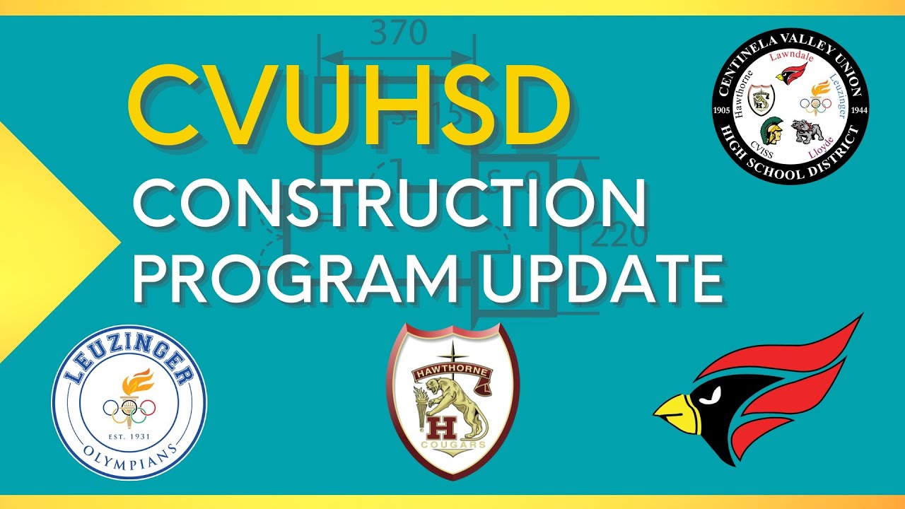 CVUHSD Construction Program Updates - YouTube