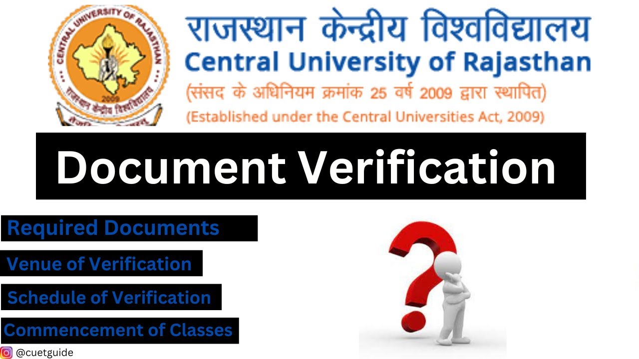 CURAJ Document Verification | Document Verification in CURAJ | CURAJ ...