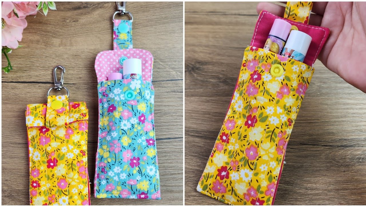DIY Fabric Key Fob Wristlet – Easy Sewing Project! - YouTube