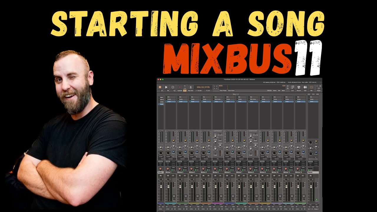 How I Start a song in Mixbus 11 - YouTube