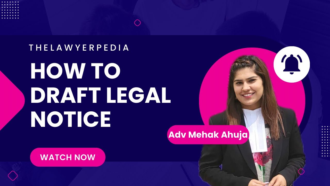 How to Draft a Legal Notice | Step-by-Step Guide with Format & Tips ...