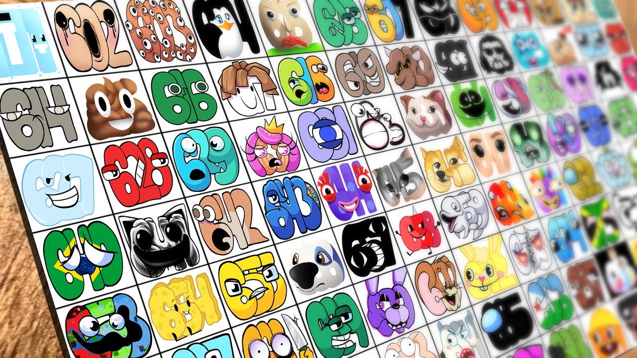 Drawing Number Lore 601-700 / How to draw Number Lore - YouTube