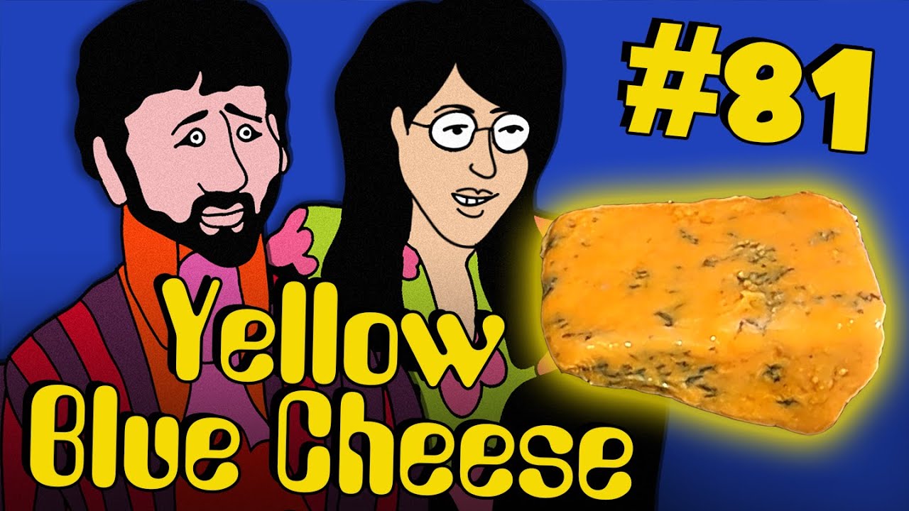 We try a YELLOW Blue Cheese!! (Shropshire Blue) - #81 - YouTube