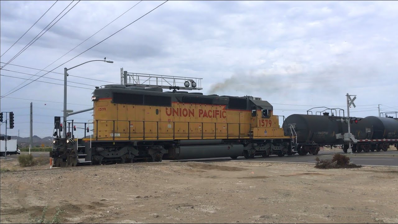 Railfanning the UP Phoenix Sub: Damp Day in the Desert, Goodyear, AZ 7 ...