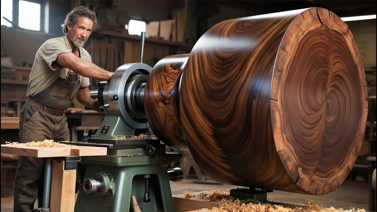 Designing a Colorful Dining Table with Handcrafted Lathe-Turned Legs ...