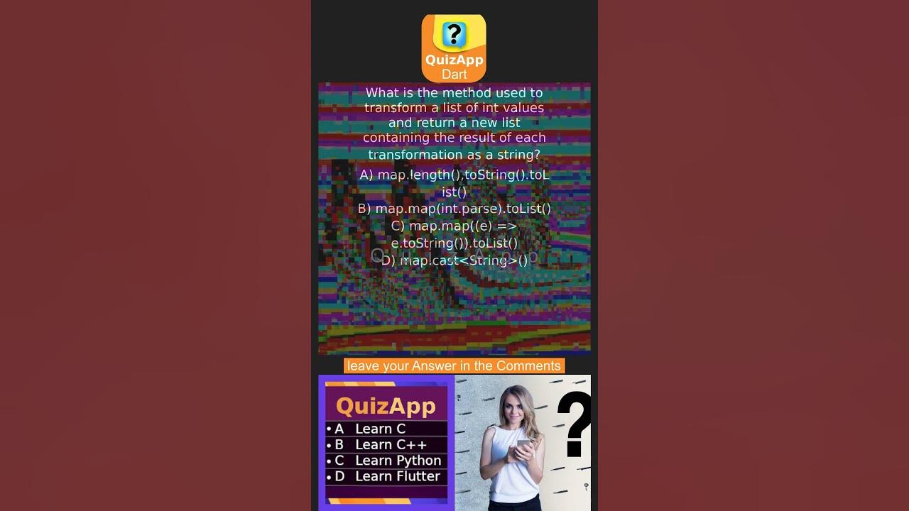 Dart What is the method used to transform a list of int values and return a new list containing ...