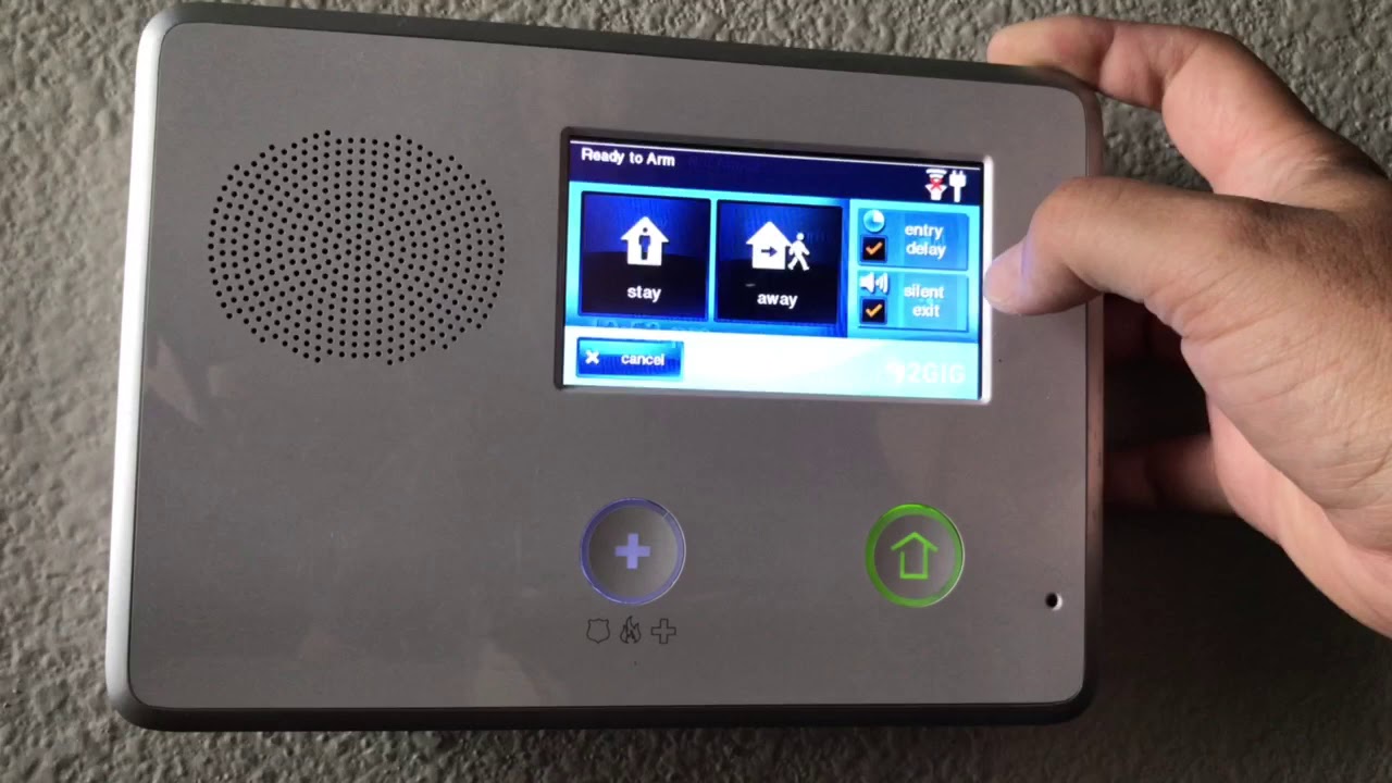 How to opérate the 2gig keypad - YouTube
