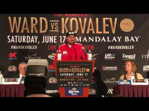 Sergey Kovalev storms off at Final Presser! Tells Andre Ward he better be prepared