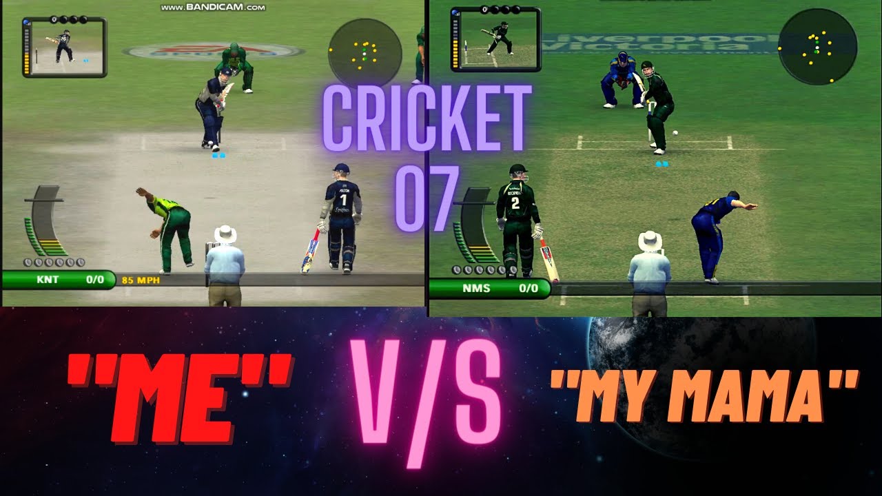 ME VS MY MAMA | NOOB VS PRO | CRICKET 07 |🏏🏏🏏 | - YouTube