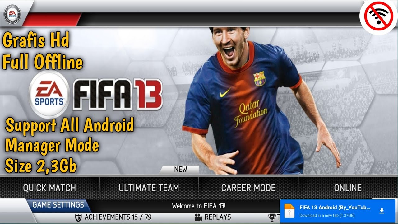 FIFA 13 Android Offline - YouTube