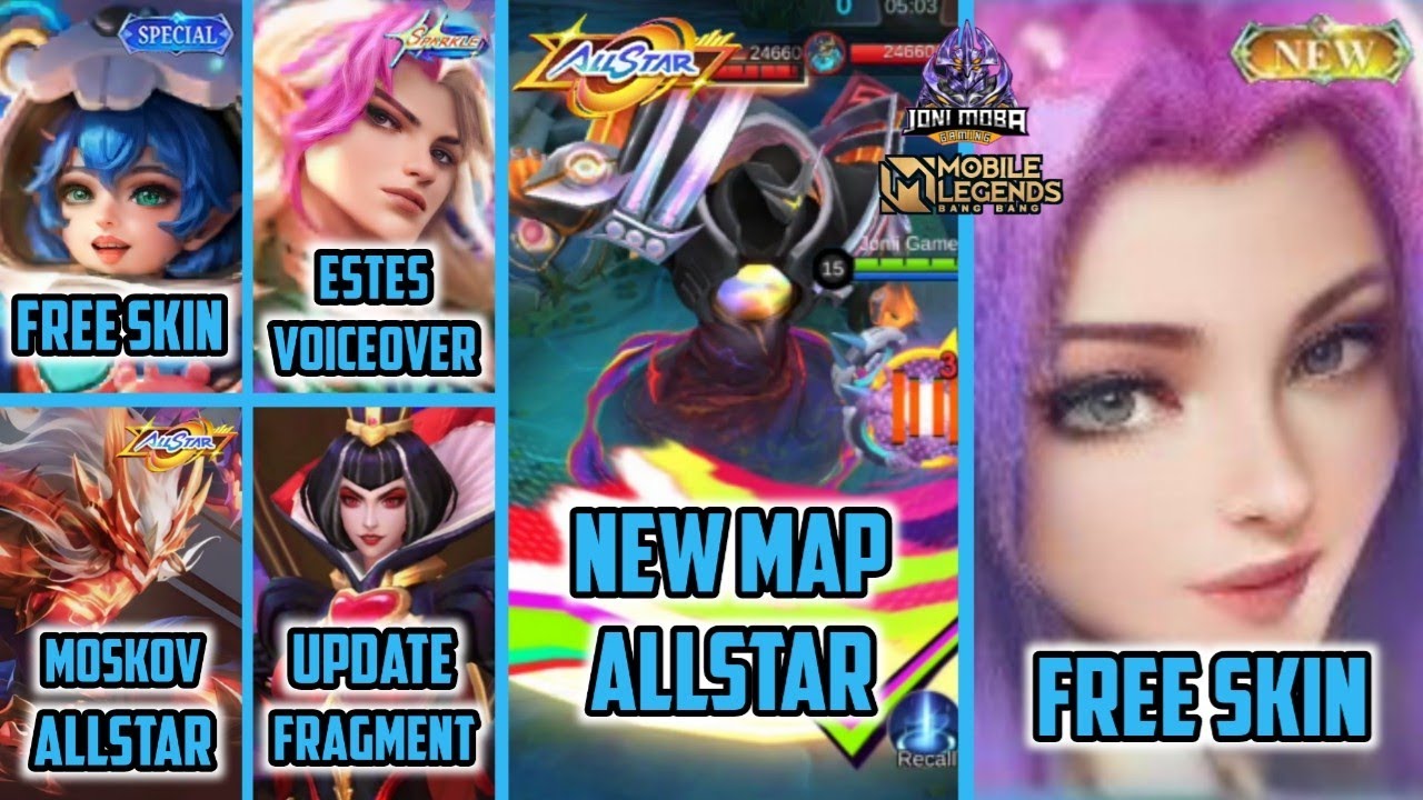 MLBB BIG UPDATE - NEW MAP ALLSTAR 2024, FRAGMENT MARET/MARCH, MELISSA ...