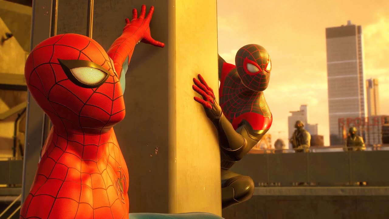 Peter and Miles Meet The Hunters With The Classic Suits - Marvel's ...