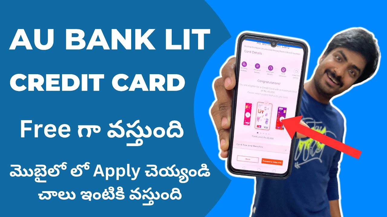 Get Your Free AU Bank LIT Credit Card Now || Life Time Free AU Bank LIT ...