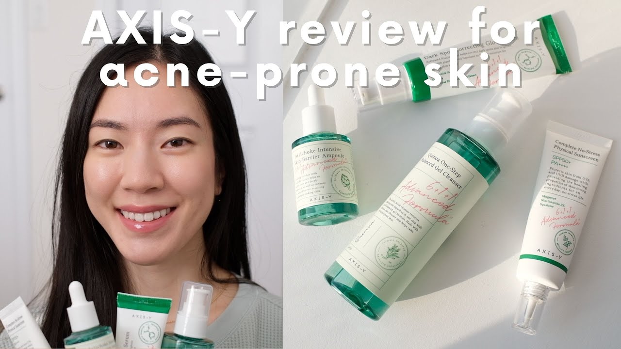 Korean skincare for spring with AXIS-Y | oily, acne-prone skin routine ...