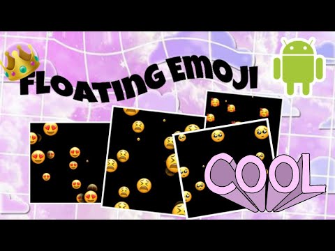 How to make floating emoji on android - YouTube