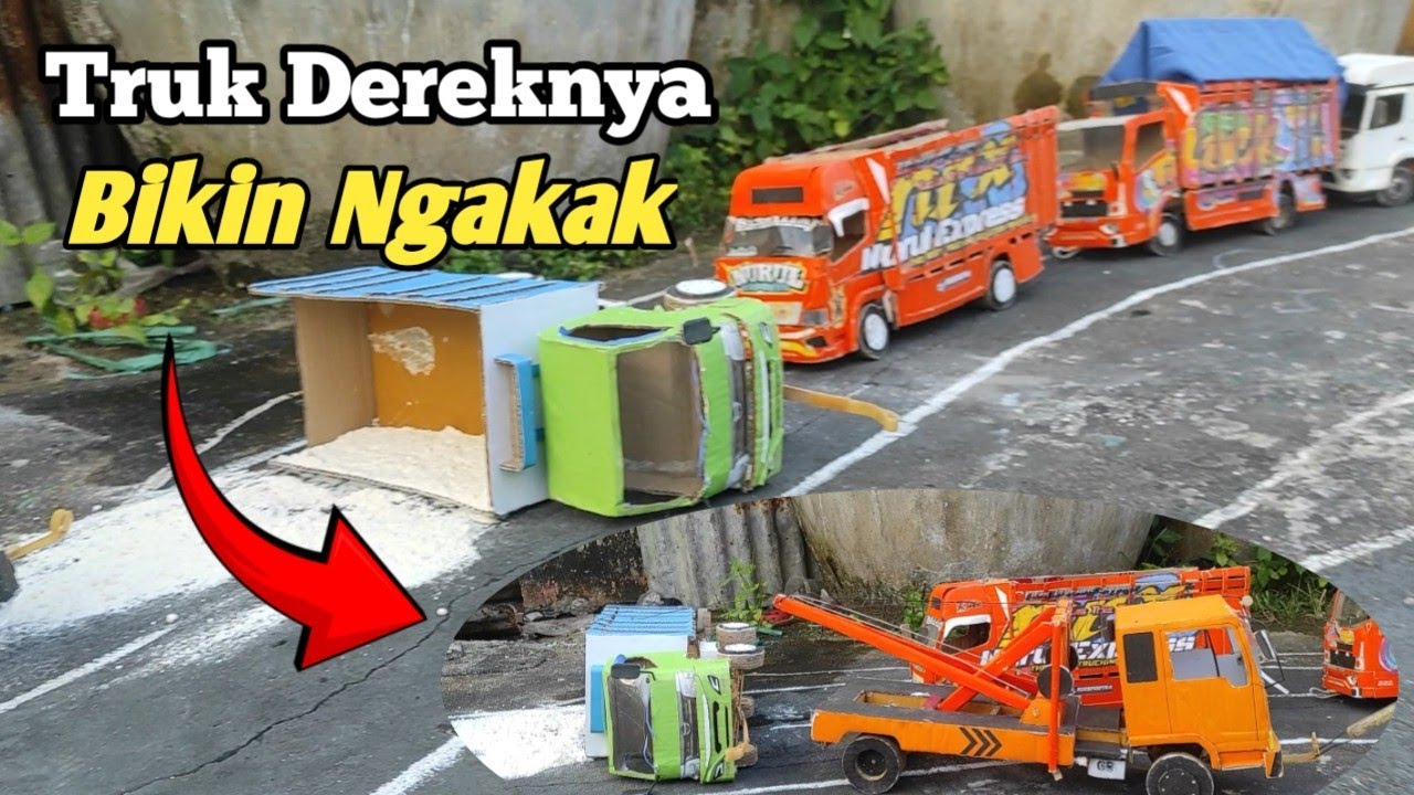 Begini Jadinya🤣Truk Derek Rusak di paksa Bantu Truk Hino Engkel ...