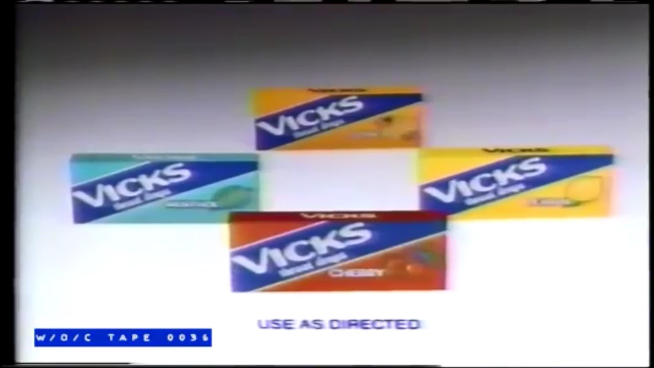 Vicks Cough Drops Commercial - 1986 - YouTube