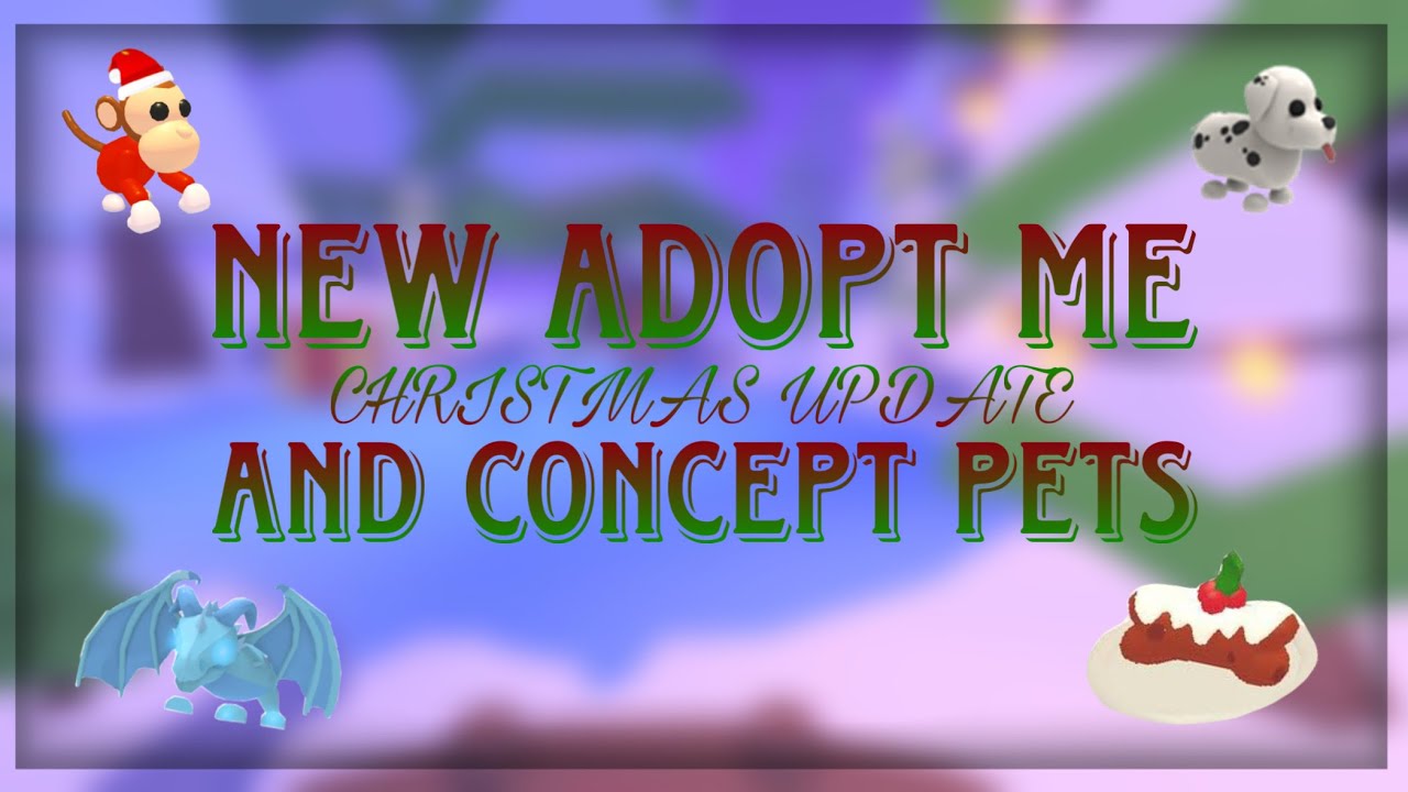 HUGE ADOPT ME NEWS! NEW CHRISTMAS UPDATE COMING SOON - YouTube