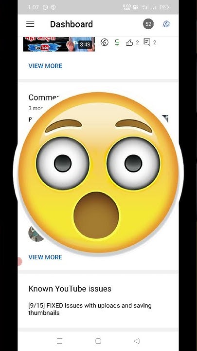 Know YouTube Issue 9/15 Fixed Issues Upload And Seving Thumbnail Yt Studio-Yt Studio Thumbnail ...