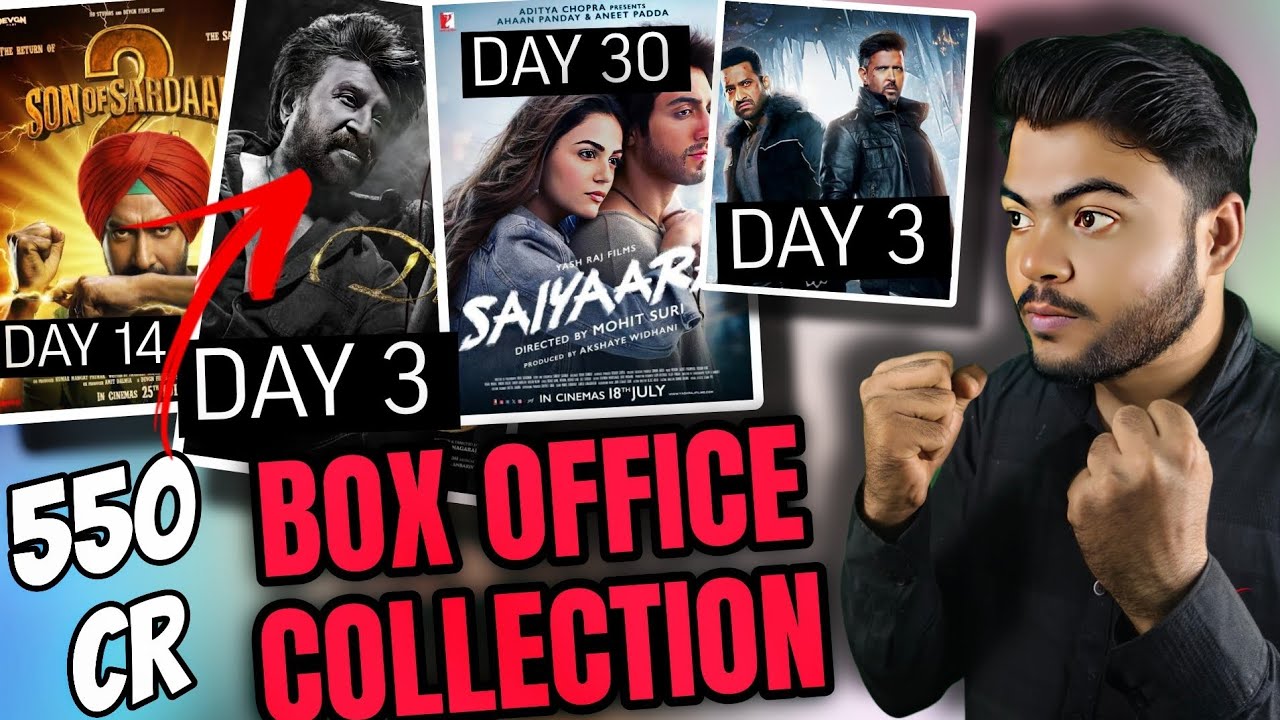 War 2 movie box office collection | Coolie day 3 box office collection ...