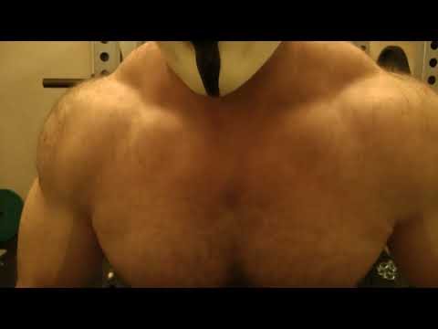250+ lbs Teen Bodybuilder Monster Hairy Muscle Close Up