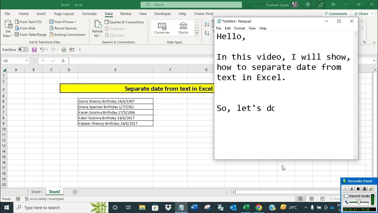 Separate Date From Text In Excel YouTube separate-date-from-text-in-excel-youtube