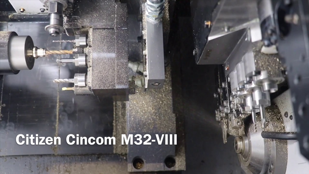 Citizen Cincom M32-VIII - 32mm CNC sliding head lathe ‘Worldwide Market ...