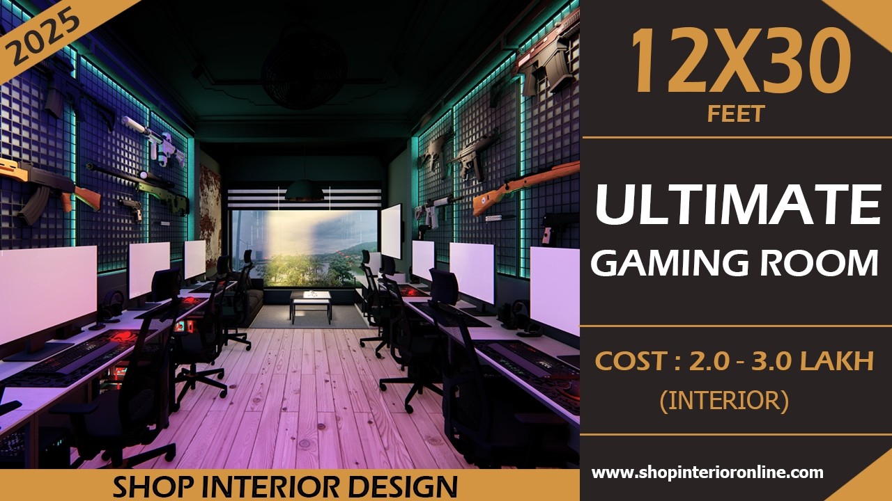 12x30 Ultimate Gaming Room Setup 2025 | Eports & PlayStation Interior ...