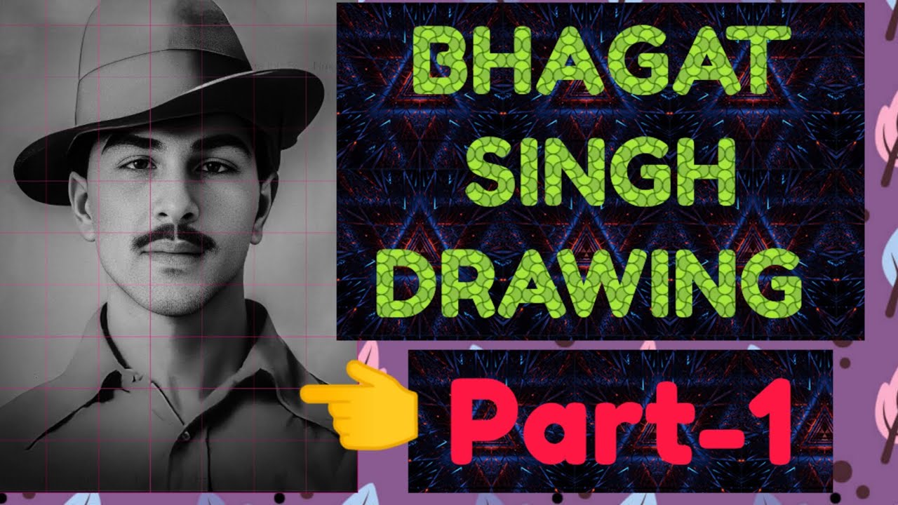 how to bhagat Singh step by step|Bhagat Singh drawing|Independence day ...