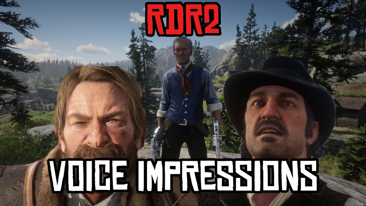 RDR2 voice impressions with TINY HOSEA! - YouTube