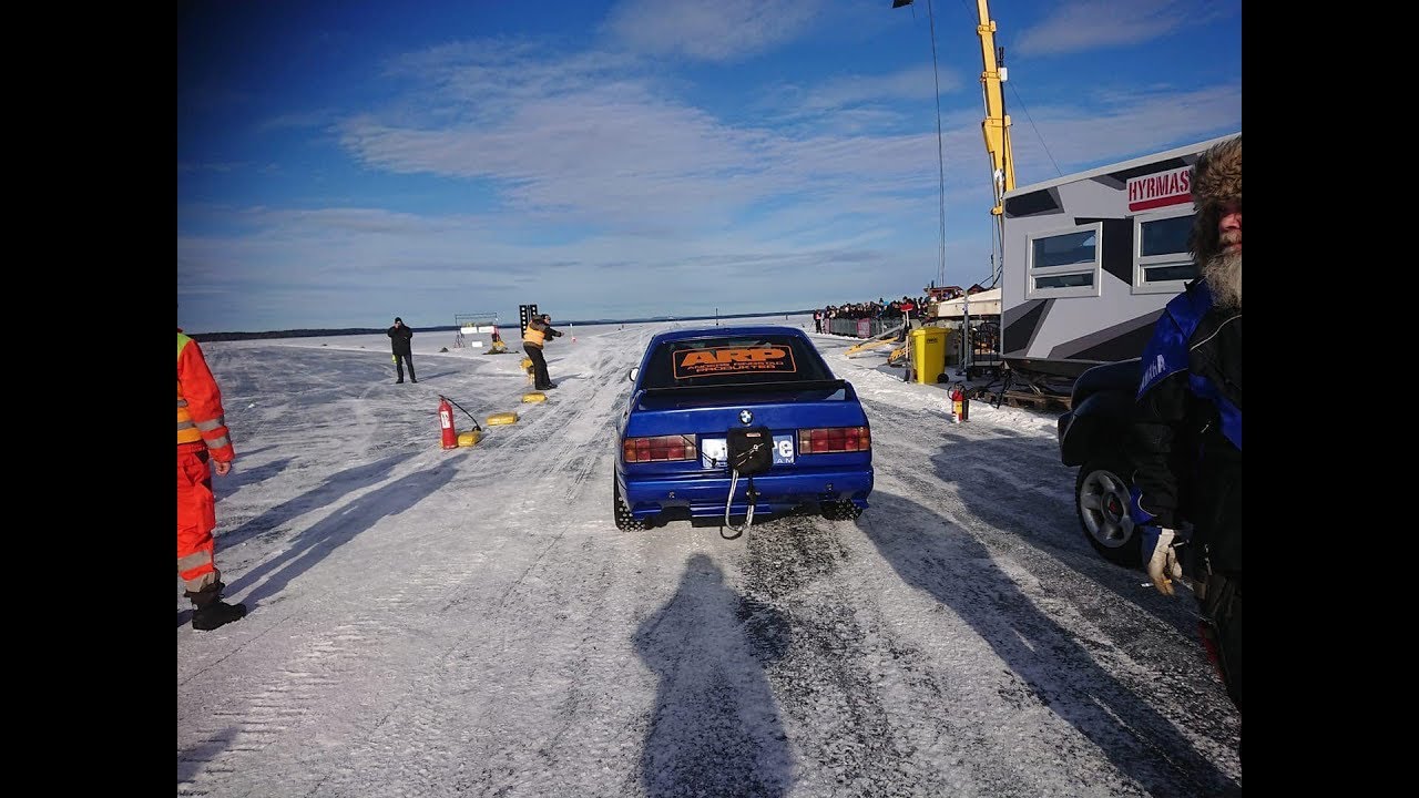 M3 E30 breaks the record for Worlds fastest car on ice 346,82 Km/H ...