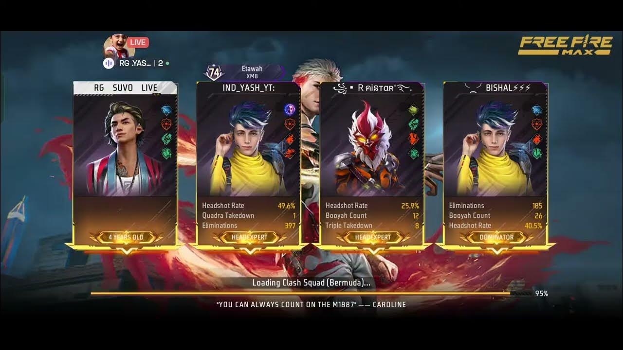 RANK PUSH WITH TEAMCODE. FF LIVE. LIVE FF. FREE FIRE LIVE. GARENA FREE FIRE. BR RANK PUSH LIVE ...