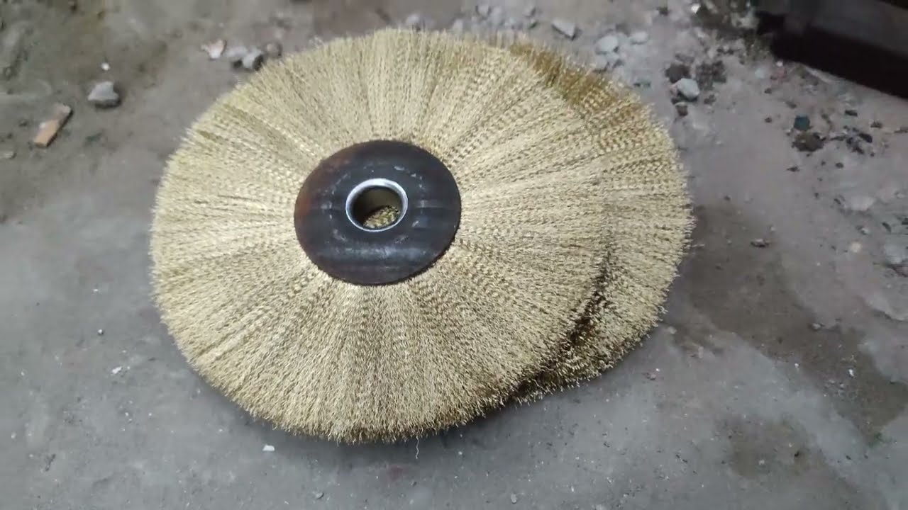 How Bras wire buff Brushes making With Incredible Technique - YouTube