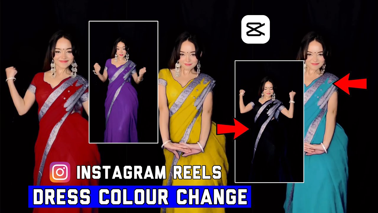 Dress Colour Change Video Editing | How To Change Cloth Colour ...