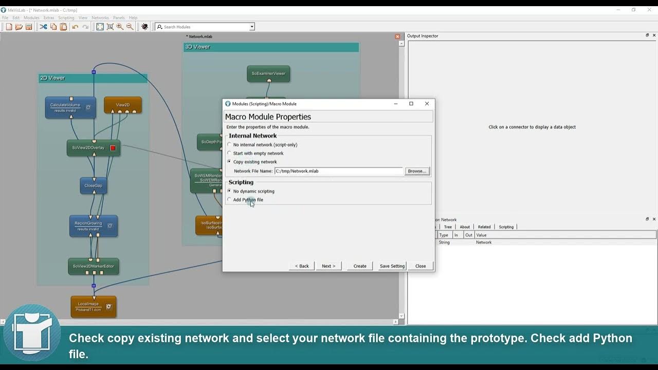 MeVisLab Tutorials - Application Development - Prototype Macro Module - YouTube