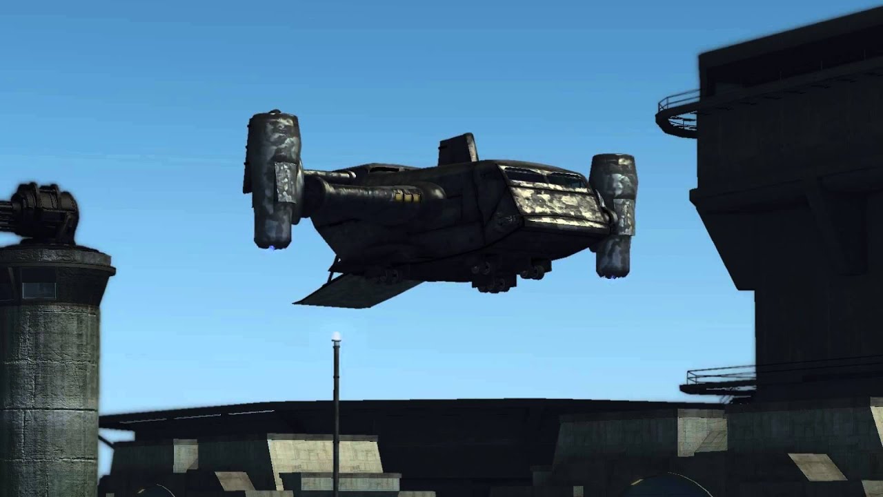 MW:LL Karnov Transport VTOL - YouTube